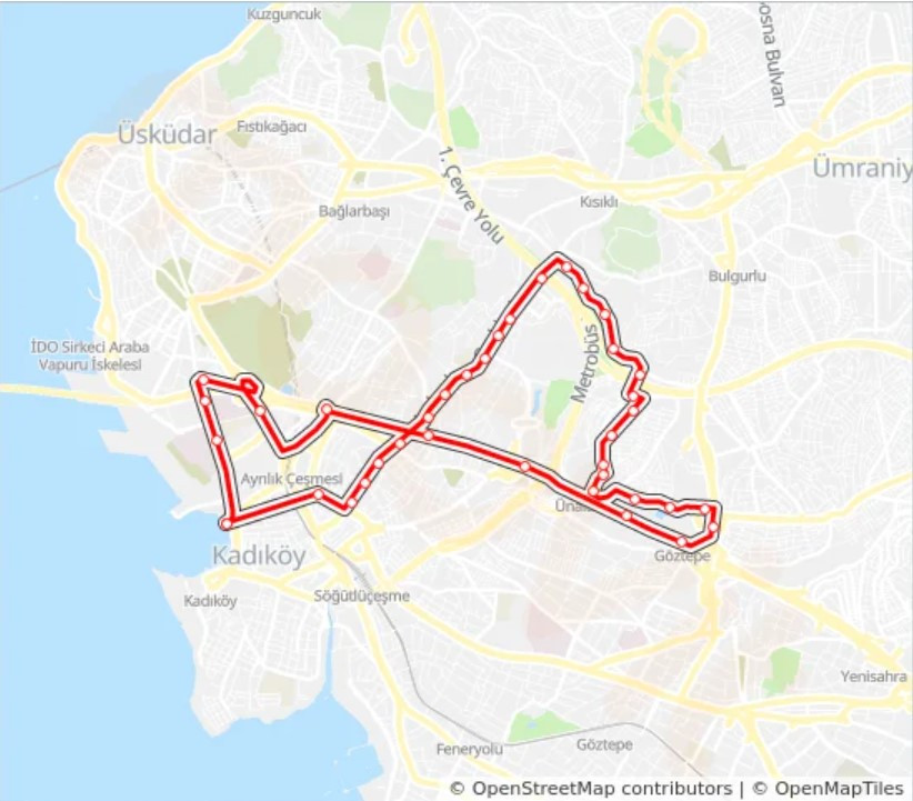 Istanbul Bus Map Istanbul Travel Card Klook, Vereinigte Staaten